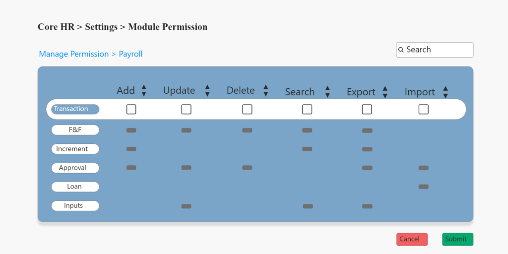 Core HR Software: Control your HRMS access all in one place.